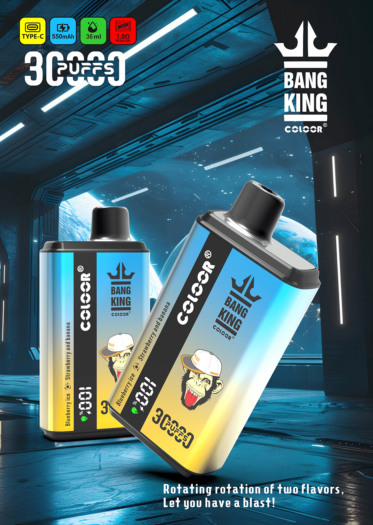 Bang 30000: Dual Flavor Vaping Excellence - BangVapes