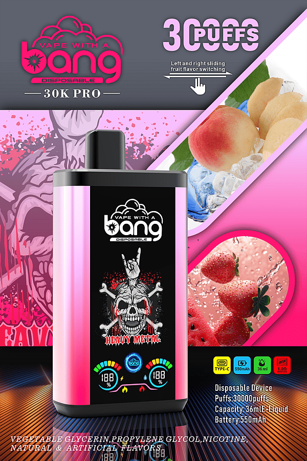 Bang 30K Pro: 30,000 Puffs Disposable Vape with Dual-Flavor System ...