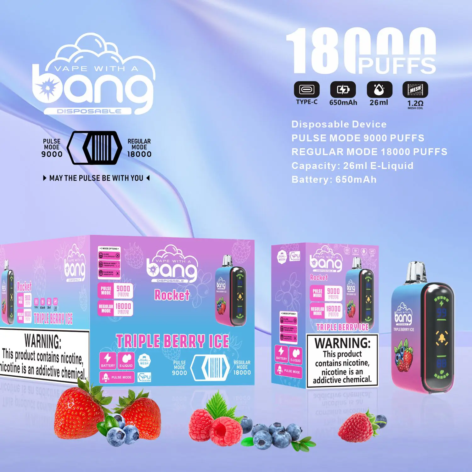 Bang Rocket 18000 Vape: Elevate Your Vaping Experience - BangVapes