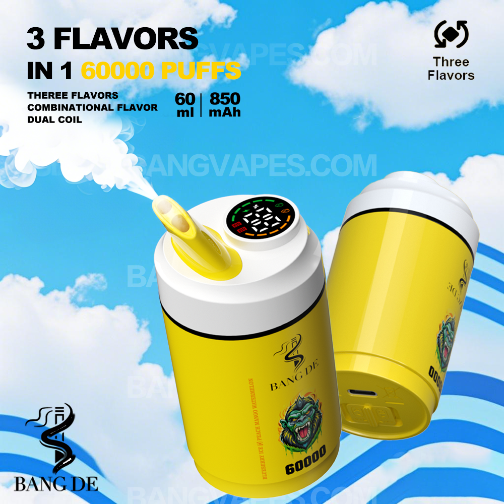 Bang De 60K - Vape desechable 3 en 1: 60.000 caladas, triple sabor ...